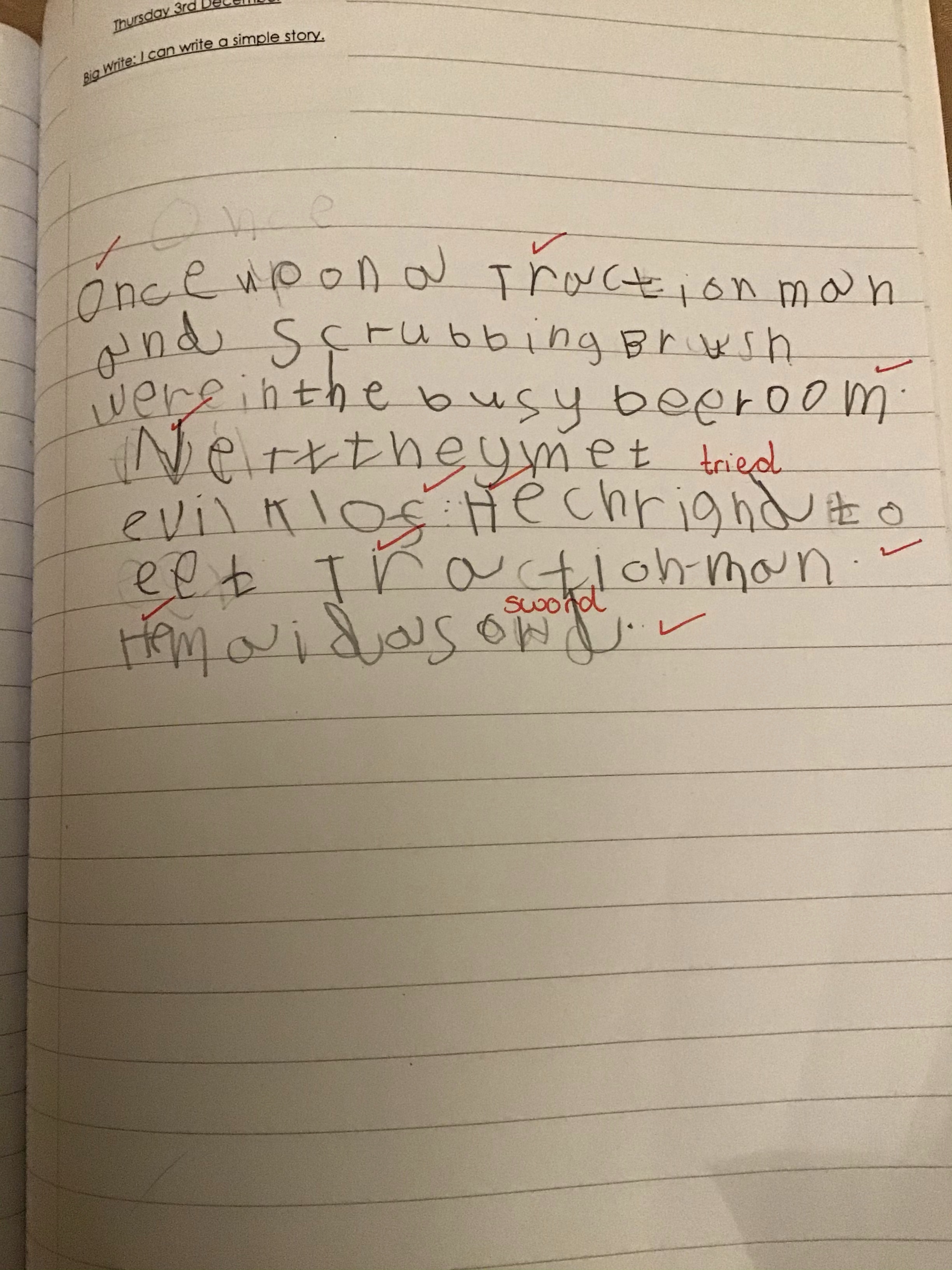 Year 1 Writing | SJB Primary School