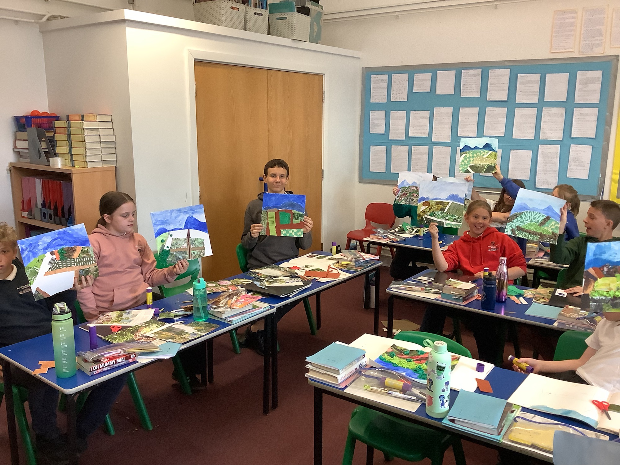 Year 6- art collages | SJB Primary School